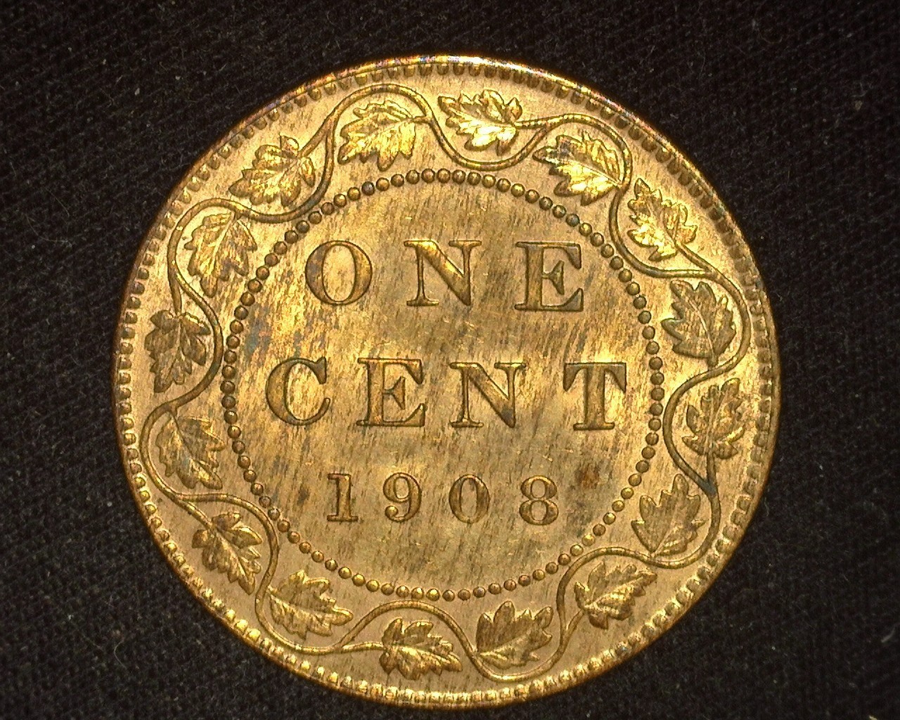 CANADA 1908 LARGE CENT KM8 BRILLIANT UNCIRCULATED R&B ~15G | eBay