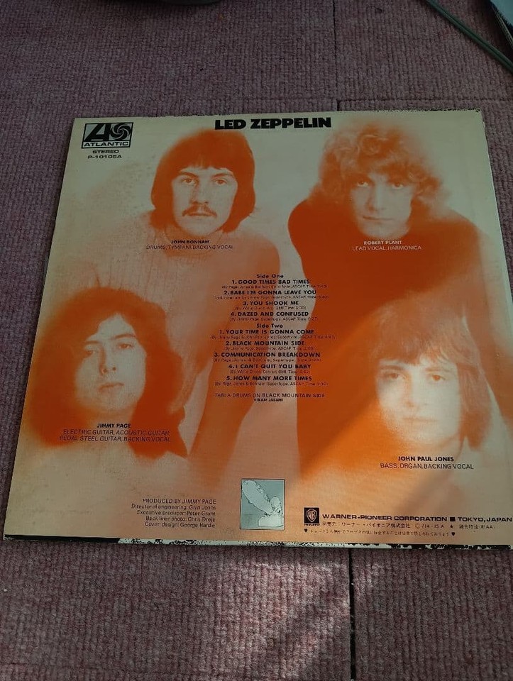 LED ZEPPELIN Led Zeppelin First Album Record | eBay UK