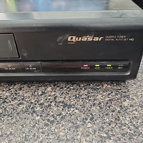 Vintage! QUASAR VH400 VCR/VHS Player/Rec 4-Head No Remote Tested ...