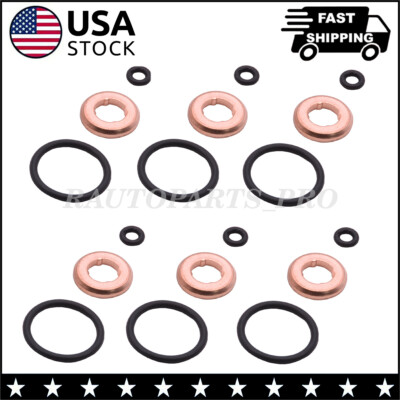 6X Injector Nozzle Seal Rings Kit For AUDI Q5 3.0 TDI quattro DCPC VW ...