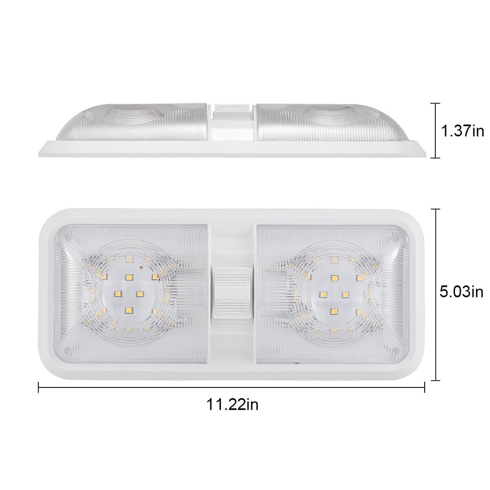 1-10x 12V Led RV Ceiling Dome Light RV Interior Lighting for Trailer ...