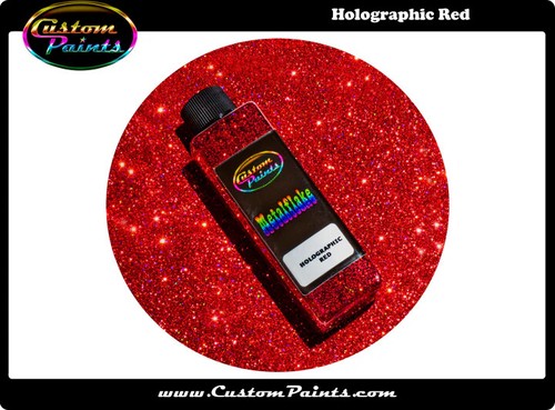 Holographic Metal Flake - RED - Premium Quality, Auto Grade, Custom ...
