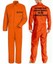 CUSTOM PRINTED Jail Inmate Prisoner Orange Jumpsuit Costume Halloween ...
