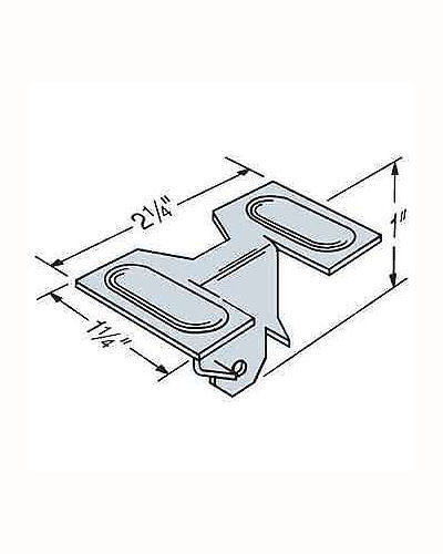 NEW SIMPSON STRONG TIE Drywall Stop DS Galvanized Gauge steel 10220 ...