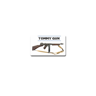 Tommy Gun Aufkleber Sticker Maschinengewehr Maschinenpistole 12x7cm# ...