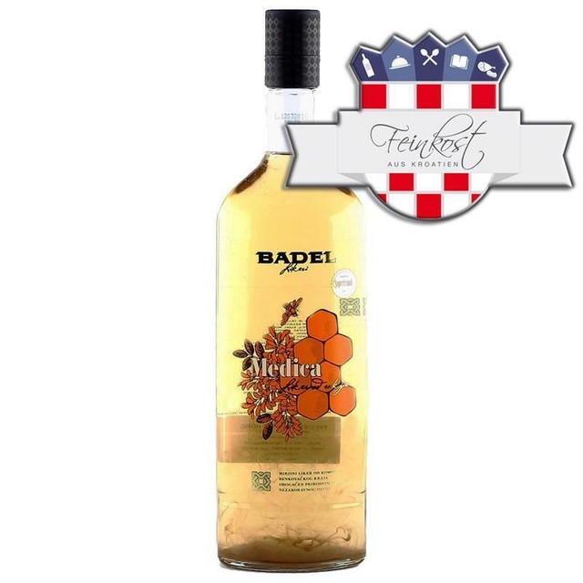 3x Medica Honigschnaps Badel Medovaca Tresterbrand Honig Kroatien 1l 6 ...