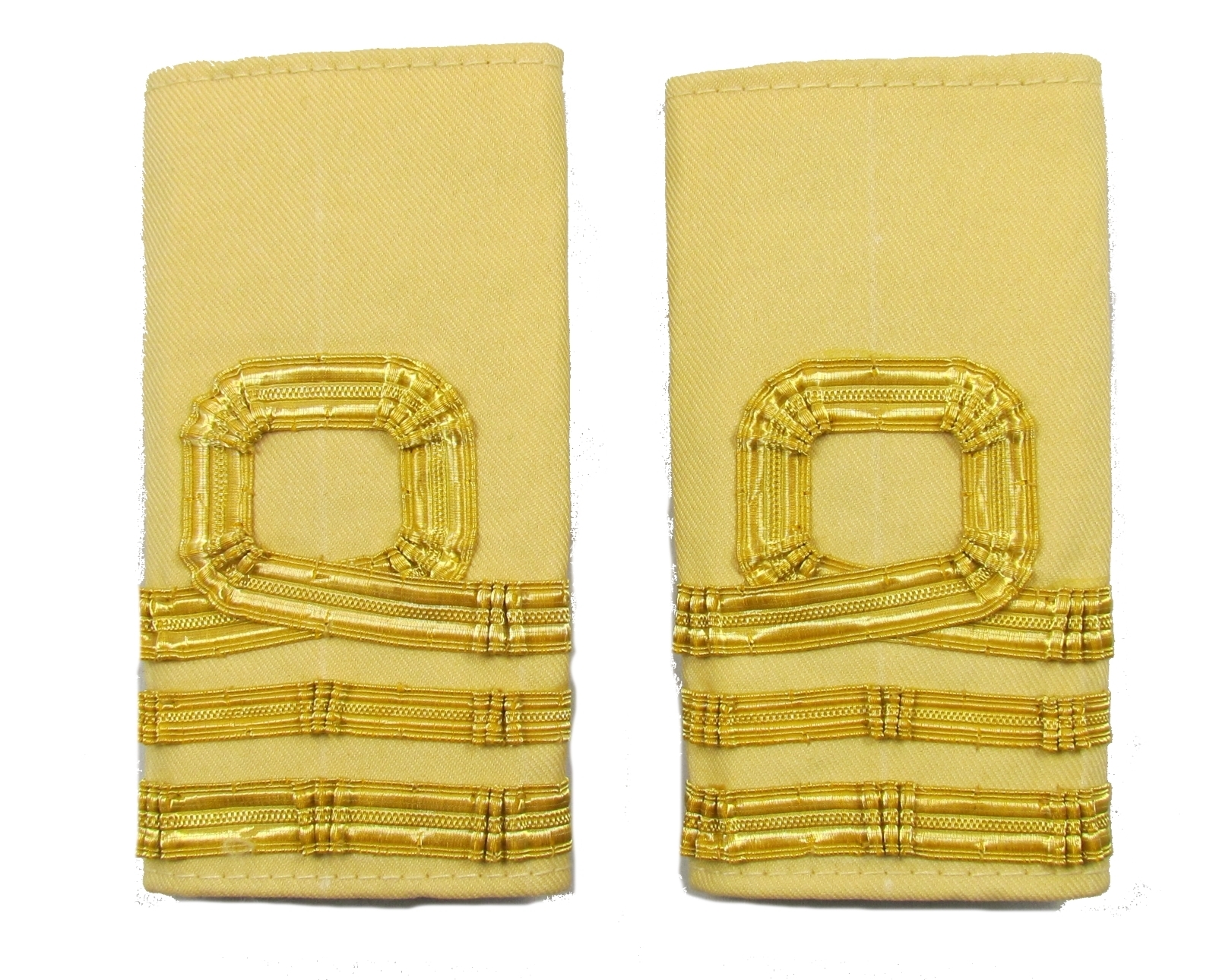 Epaulette Naval Square Curl & bars Lieutenant Commander Sand (Khaki ...