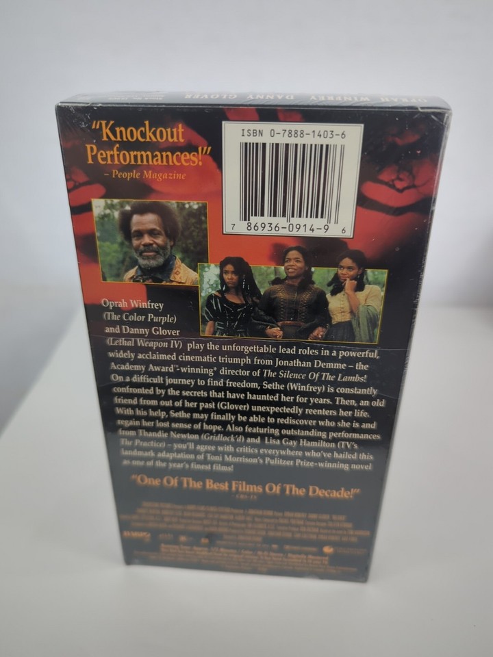 Beloved (VHS, 1999) Oprah Winfrey and Danny Glover Movie Factory Sealed ...
