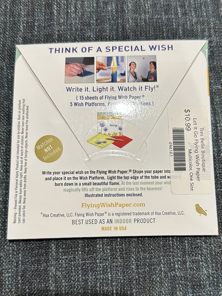 Flying Wish Paper: A Whimsical Kit To Make Wishes Come True | eBay