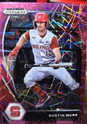 2021 Panini Prizm Draft Picks Pink Velocity Austin Murr #PDP165 (NM ...