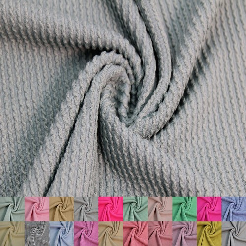 Heavy Weight Rib Poly Rayon Spandex 4-Way Stretch/Knit Apparel DIY ...