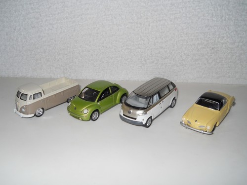 Johnny Lightning VW Volkswagen loose lot of 4: Type2, New Beetle ...