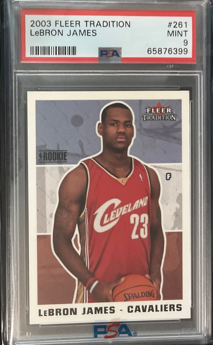 Lebron James Rookie Card Fleer