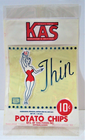 Vintage Kas Thin 10 Cent Colorful Potato Chip Bag Unused Old Stock ...