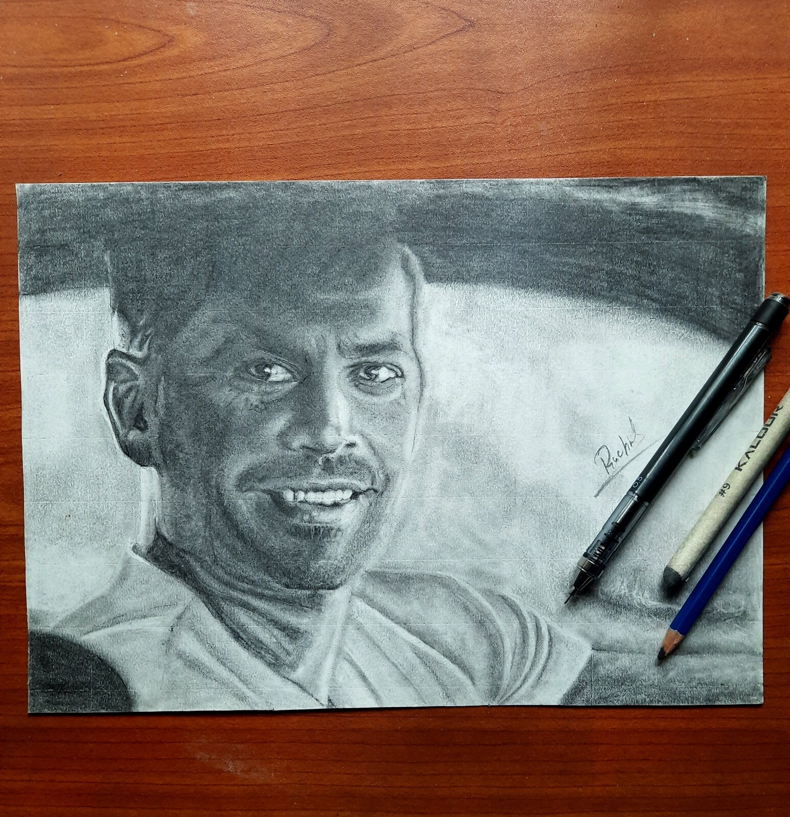 Paul Walker Drawing By Pencil