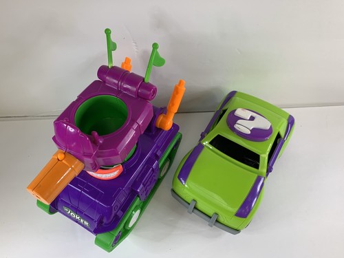 Fisher Price Imaginext DC Super Friends The Joker Tank & Riddler Car | eBay