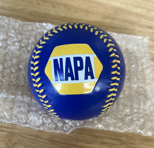 NAPA Advertising Promo Baseball Ball Blue & Yellow Collectable ...