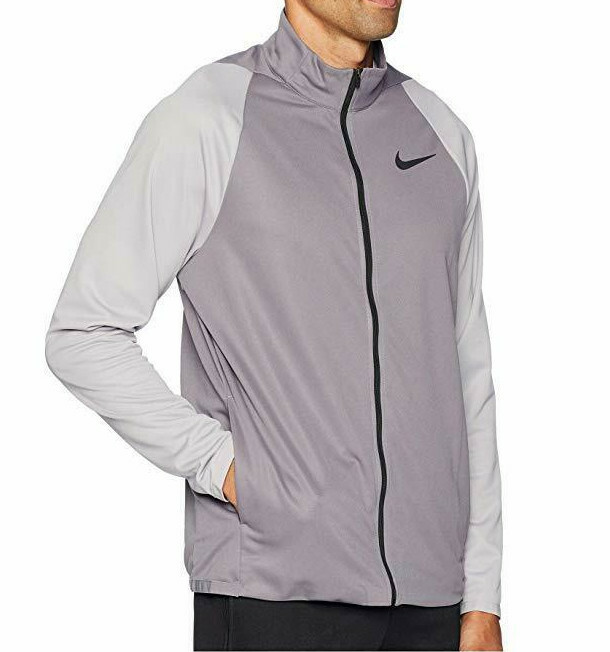 Nike Men's Epic Knit Gunsmoke/Grey/Black Training Jacket (928026-036 ...