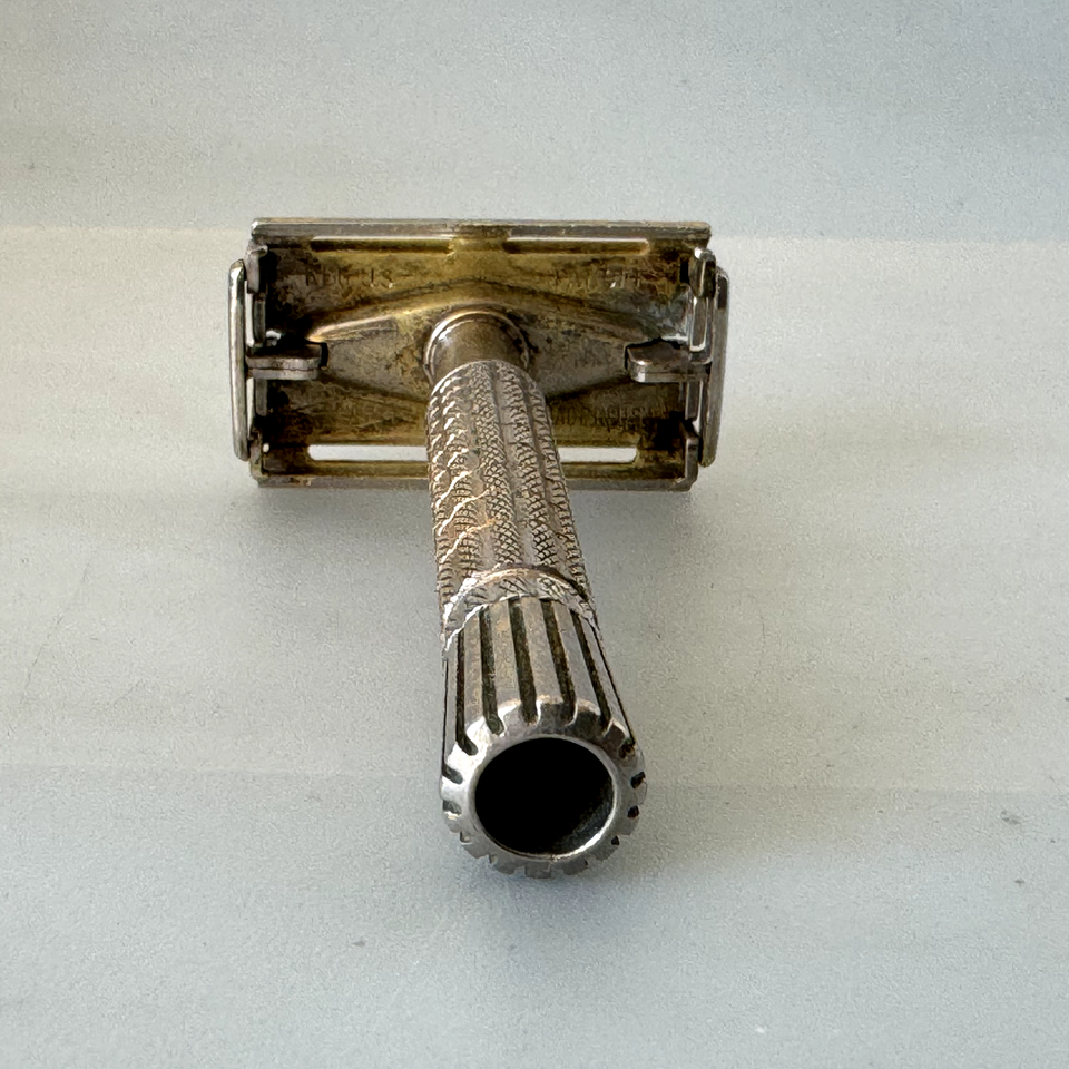 Vintage 1960 GILLETTE F3 Flare Tip Super Speed Double Edge Safety Razor ...