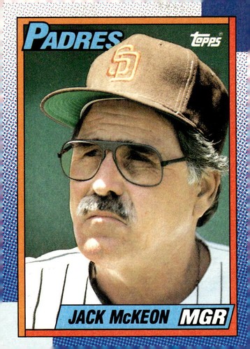 1990 Topps #231 Jack McKeon -MANAGER- San Diego Padres | eBay