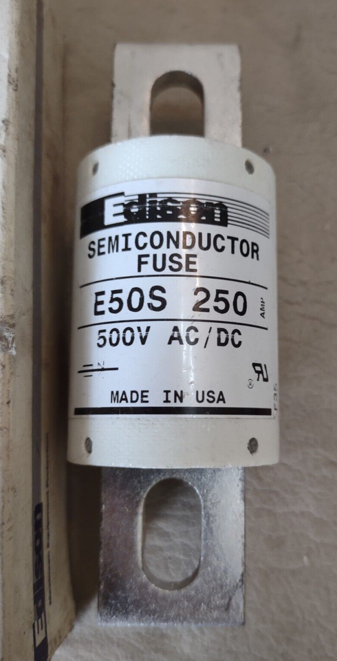 EDISON E50S250 FUSE 250 Amps E50S 250 - NIB | eBay