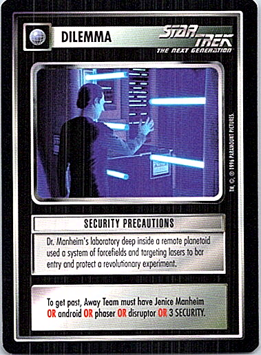 Star Trek Q Continuum CCG Security Precautions | eBay