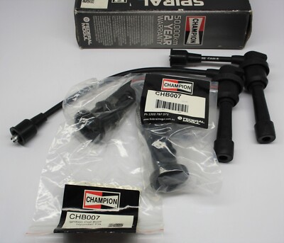 CHAMPION Ignition Lead & Boot Combo CH4747X Fits Hyundai Sonata, Santa ...