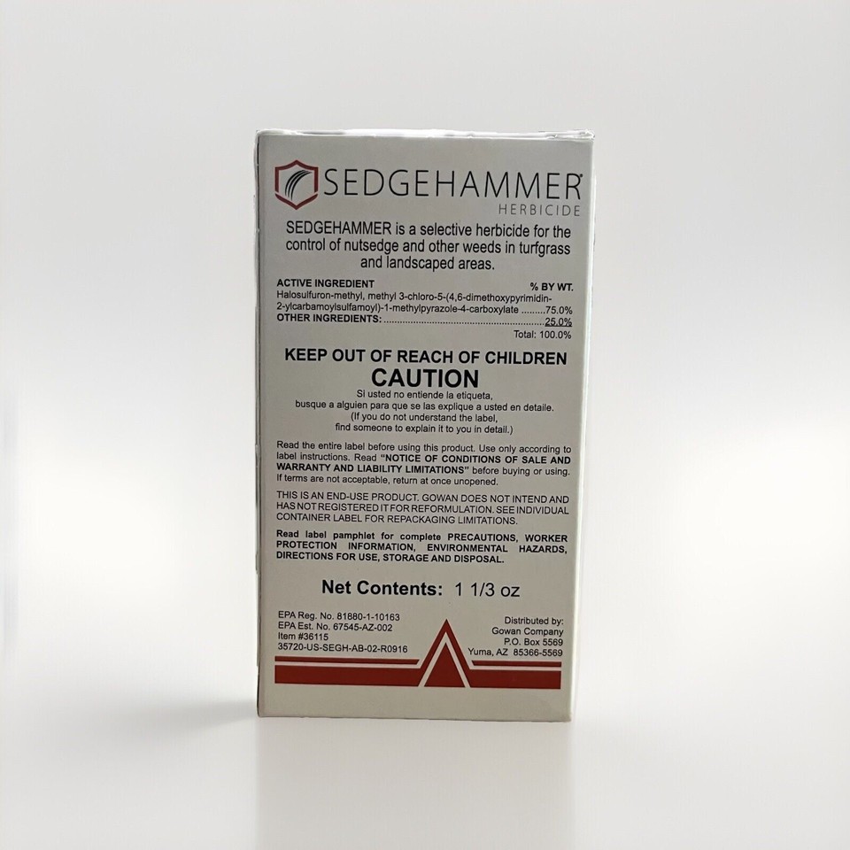 🆕Sedgehammer Selective Herbicide For Nutsedge 1.3 oz 714654357204| eBay