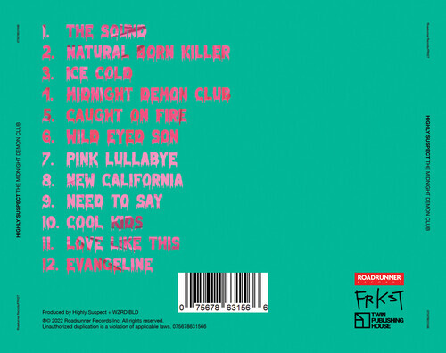 highly suspect - The Midnight Demon Club [New CD] Alliance MOD ...