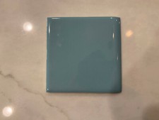 Vintage 1950's Stylon Tile 8 Sided Blue 4.25" Octagonal MCM 4 1/4" NOS ...