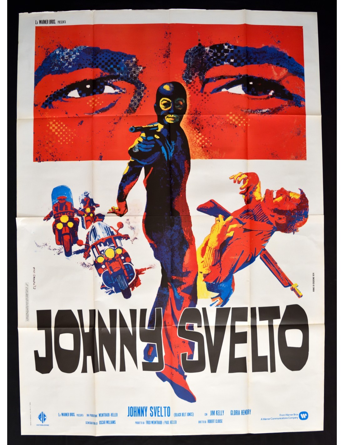 Poster JOHNNY SVELTO Robert Clouse Black Belt Jones Kelly Hendry Jimmy ...