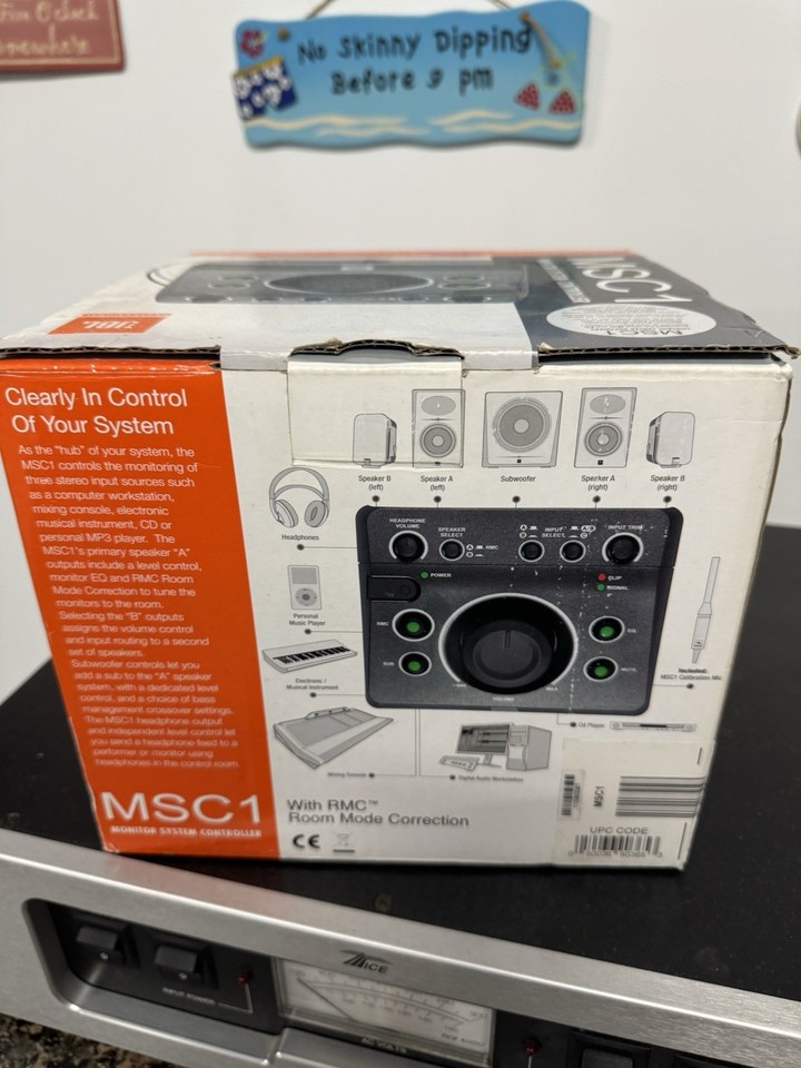 JBL MSC1 Studio Monitor Controller with DSP Room Correction – New In ...