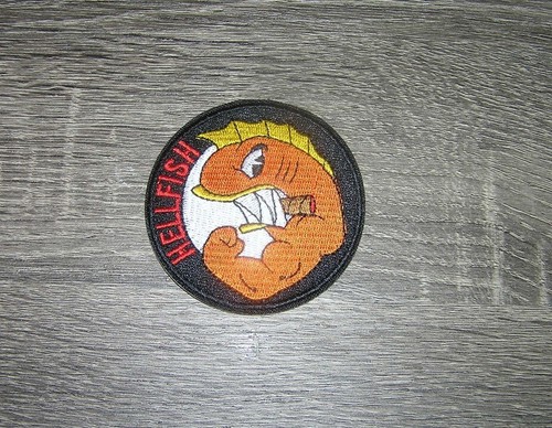 Flying Hellfish Logo The Simpsons Abe Simpsons Embroidered Iron On ...