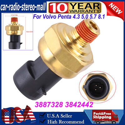 Oil Pressure Sensor Sender 3887328 3842442 For Volvo Penta 4.3 5.0 5.7 ...