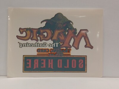 Vintage Magic The Gathering Window Cling 1994 Promo Antiquities MTG ...
