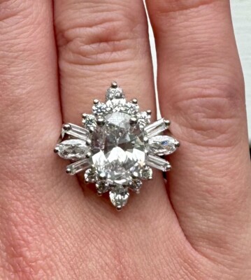 2.30 CT Starburst Vintage Art Deco Baguette Ring | eBay