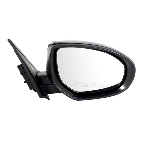 Mirror Power Smooth Black Passenger Side Right RH for 10-13 Mazda 3 ...