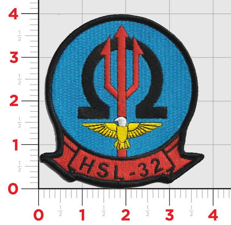 Officially Licensed US Navy Helicopter Squadron HSL-32 Invaders Patch ...