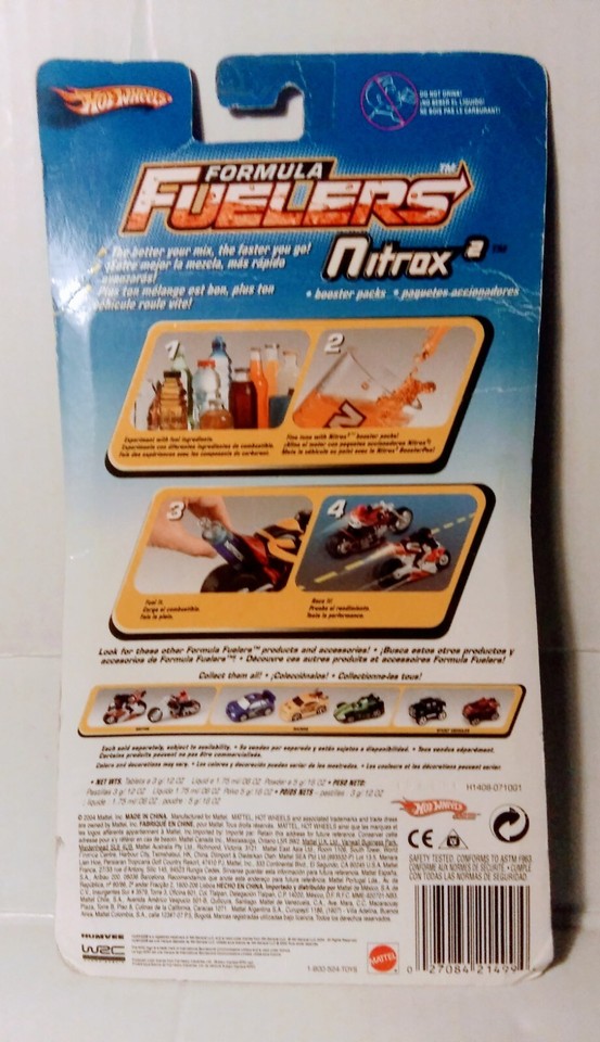 Hot Wheels Formula Fuelers Nitrox2 Booster Pack H1408 Variety New ...