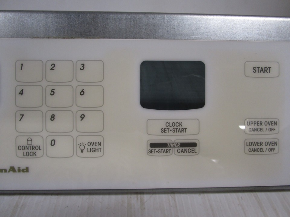KitchenAid Double Oven Membrane Switch Touchpad, White 8302760 ...