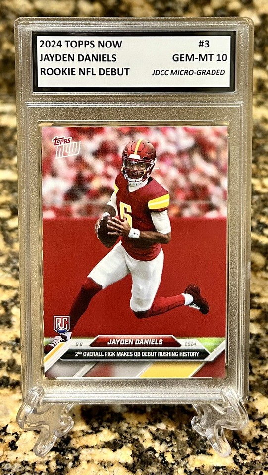 GRADED GEM-MT 10 Jayden Daniels 2024 TOPPS NOW Hail Mary ROOKIE #11. Presale | eBay