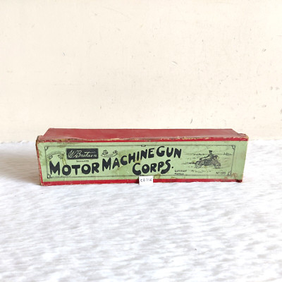 Vintage No.199 Motor Machine Gun Corps Advertising Cardboard Box ...