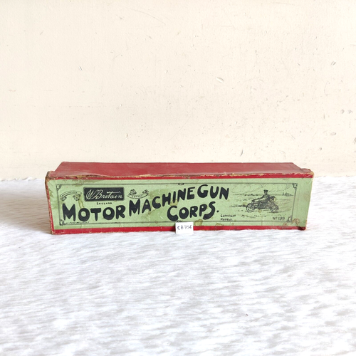 Vintage No.199 Motor Machine Gun Corps Advertising Cardboard Box ...