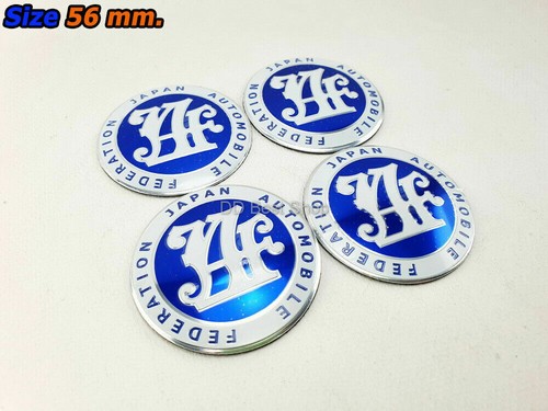 JAF Blue Logo Center Wheels Cap Japan Automobile Federation JDM Car ...