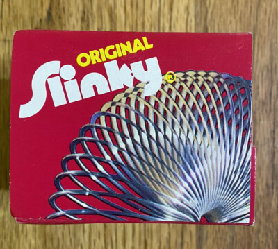 Vintage-Slinky Walking Spring Toy , SEALED BOX ,Metal ‘Item No. 100 ...