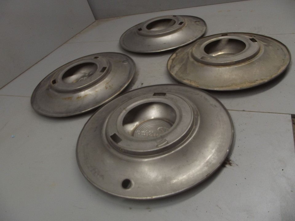 Set of Four 1949 1950 Pontiac Chieftain 15 inch hubcaps wheel covers | eBay