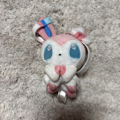 Pokemon Dolls Mochiri Mascot Sylveon Plush Stuffed Animal Keychain ...