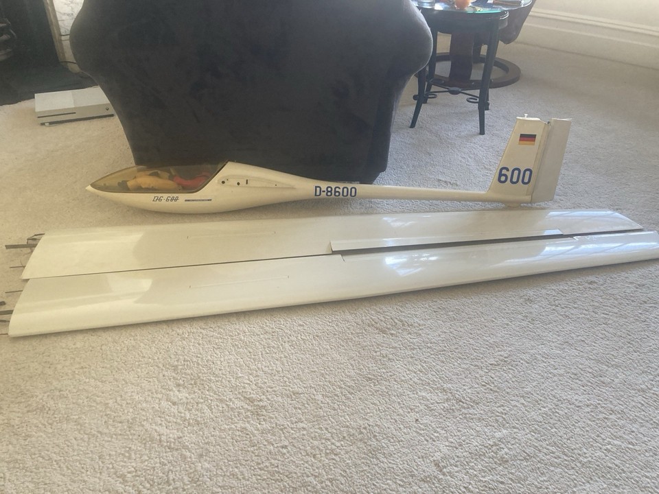 Glacer-Dirks DG 600 Scale RC GLIDER Model Aircraft — Used & Untested ...