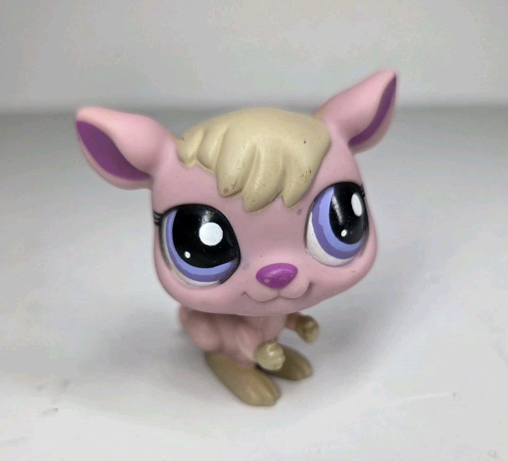 Littlest Pet Shop LPS #1913 Pink Kangaroo Purple Eyes Euro Exclusive | eBay