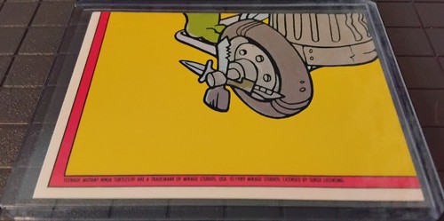 1989 Topps TMNT Teenage Mutant Ninja Turtles Shredder STICKER card #5 ...